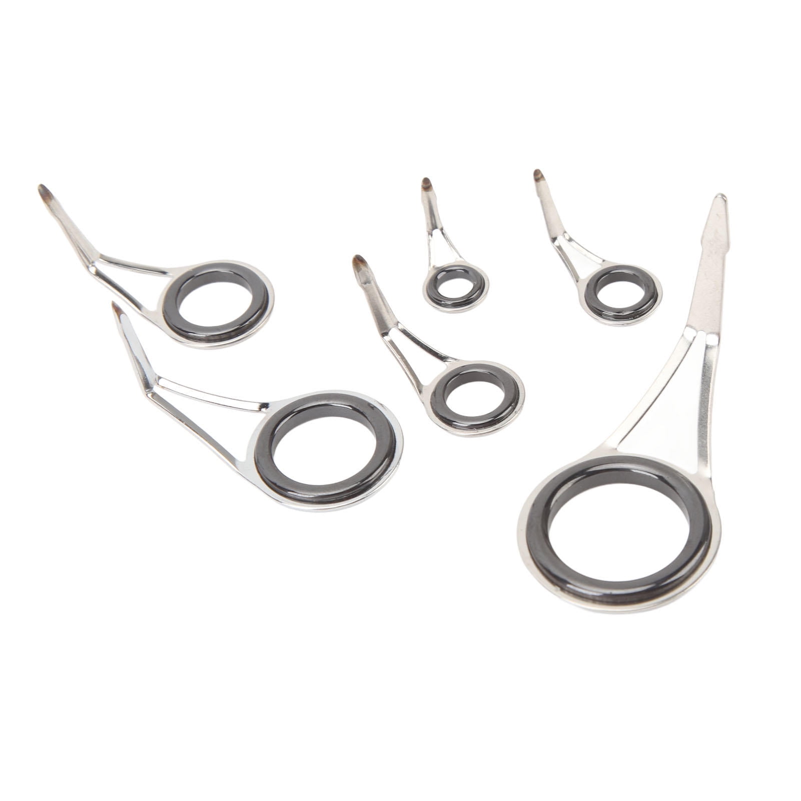 YAHHU 6‑Piece Stainless Steel Rod Guide Ring Repair Kit – Anti‑Tangle ...