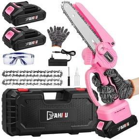 Bauer 20V Cordless Chainsaw 10" Bar, Battery-Powered Brushless (Tool ...