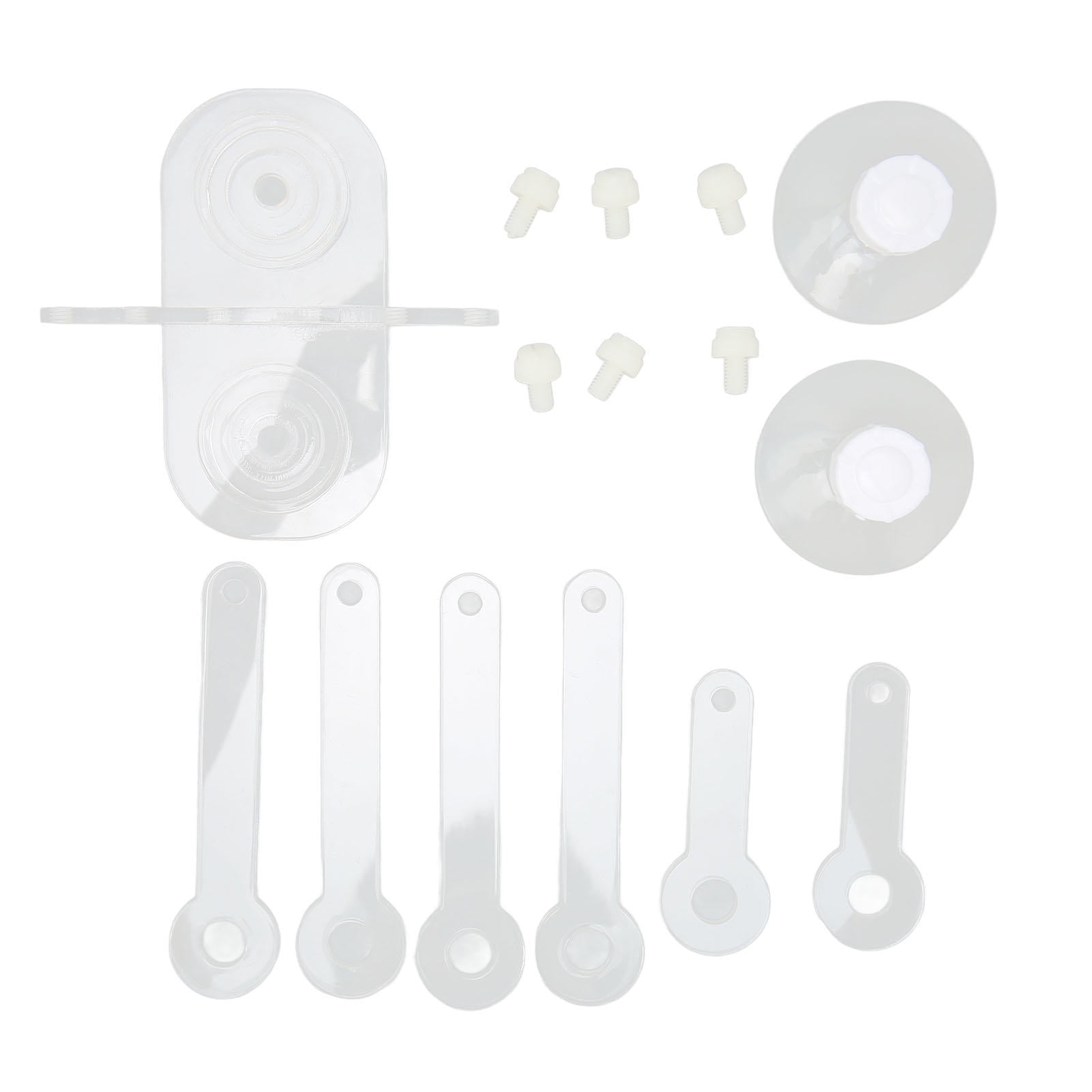 YAHHU Acrylic Coral Rack – 6‑Hole Fan‑Shaped Holder with 180 ...