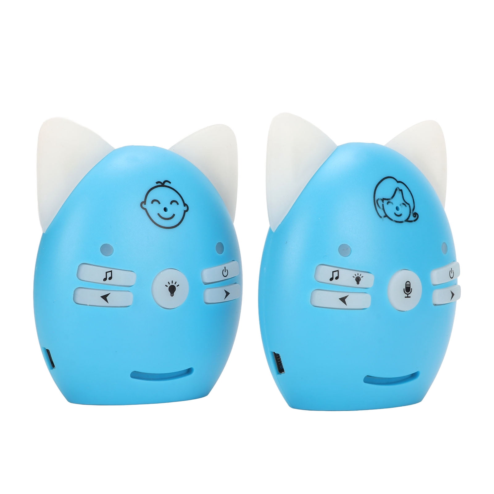YAHHU Audio Baby Monitor 905MHz Wireless Two-Way Voice with Night Light ...