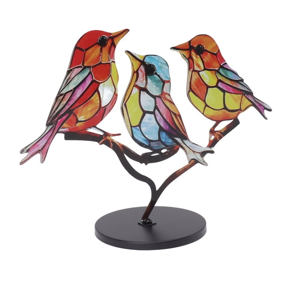 Metal Bird Figurines