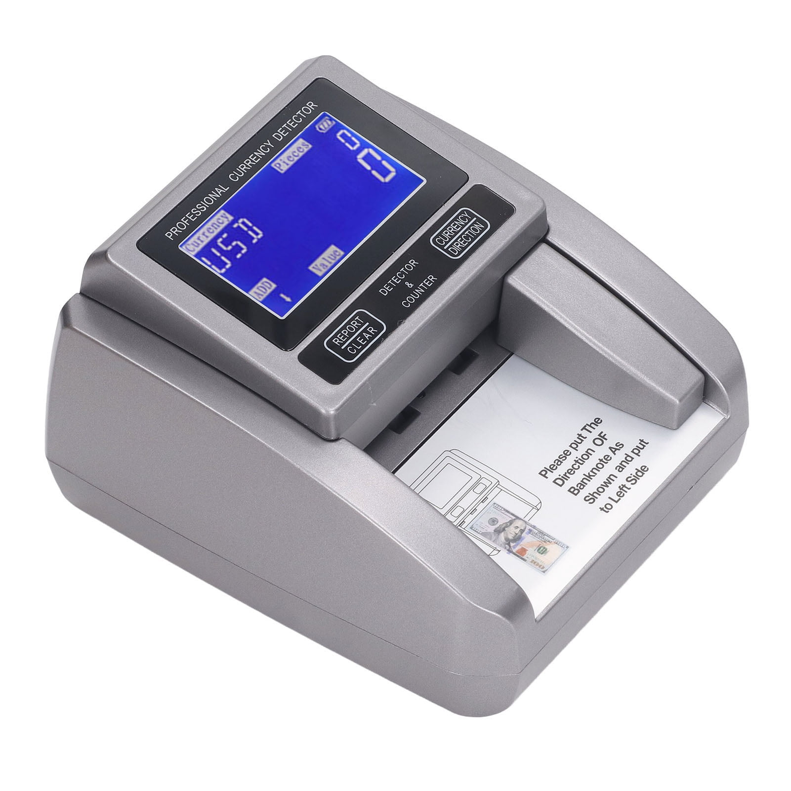 YAHHU Denomination Money Detector Machine Small Commercial Handheld ...