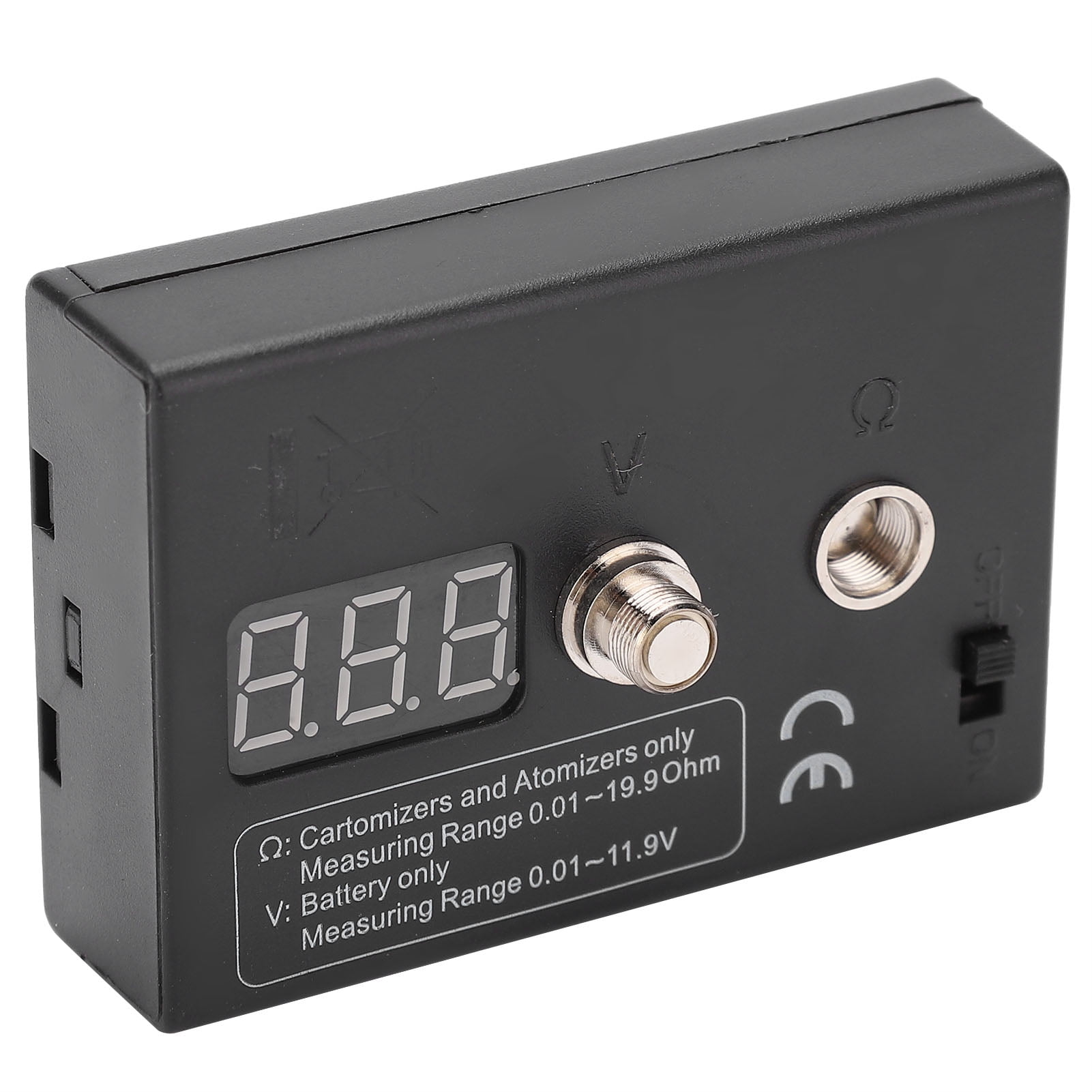 YAHHU Digital Resistance OHM Meter Coil Tester Measuring Reader Tool ...