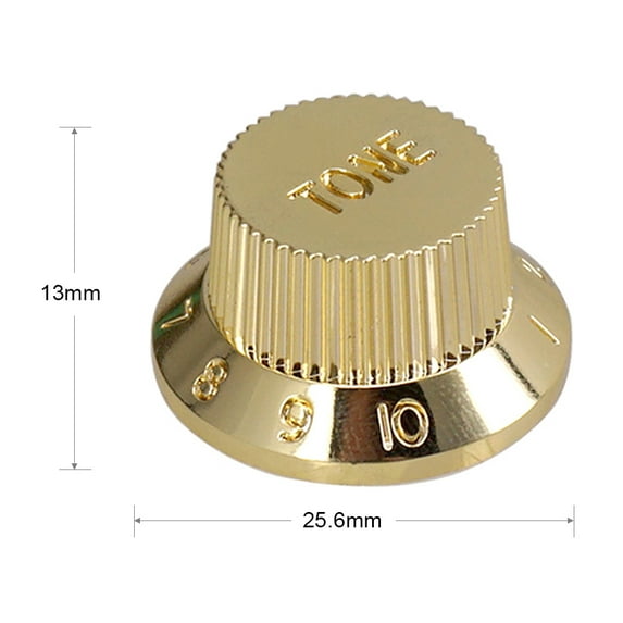 YAHHU Electric Guitar Tone Volume Control Knobs 1 Volume 2 Tone Kit for ...