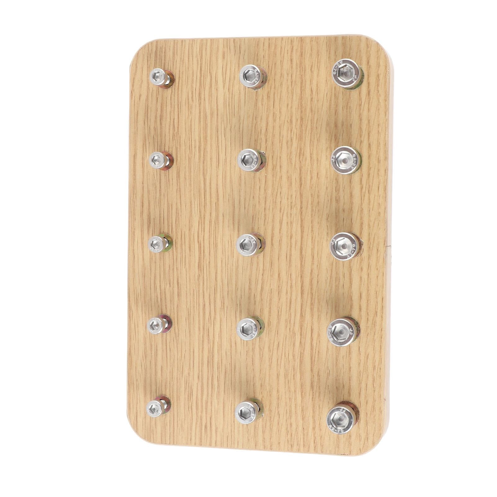 YAHHU Hand Rehabilitation Board with Screw Exercise – Wooden Fine‑Motor ...