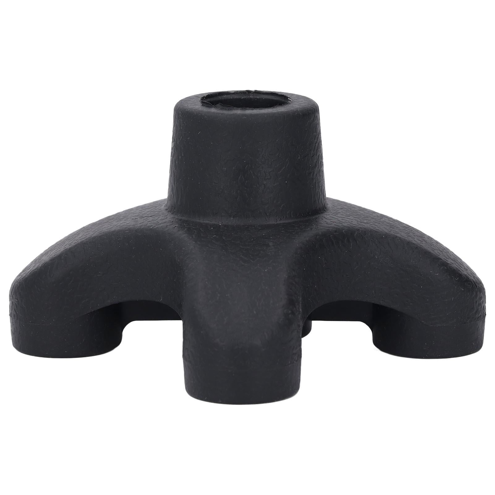 YAHHU Heavy‑Duty 4‑Prong Cane Tip – Non‑Slip, Shock‑Absorbing ABS ...