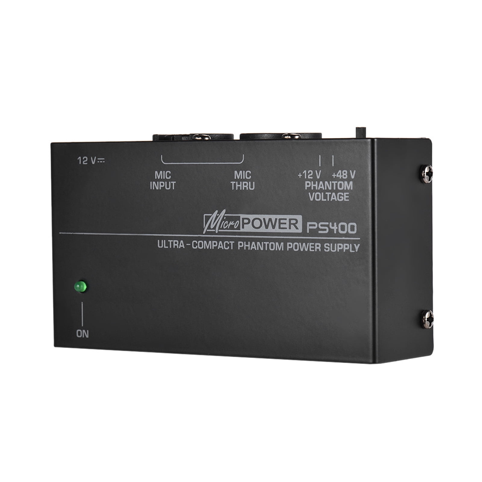 YAHHU Microphone Phantom Power Supply 48V 12V Selectable Low Noise ...