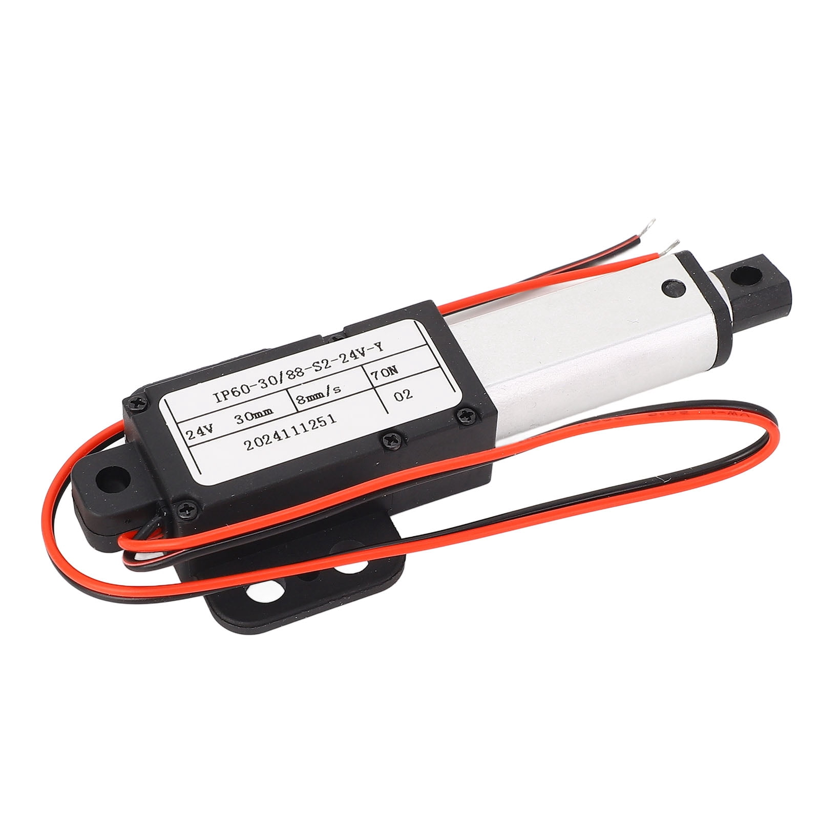 YAHHU Mini Linear Motion Actuator 30mm Stroke 8mm/s 70N Thrust 24V DC ...
