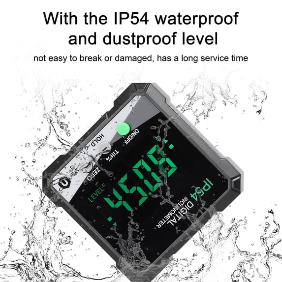 YAHHU Portable Digital Inclinometer Protractor Angle Finder Magnetic ...