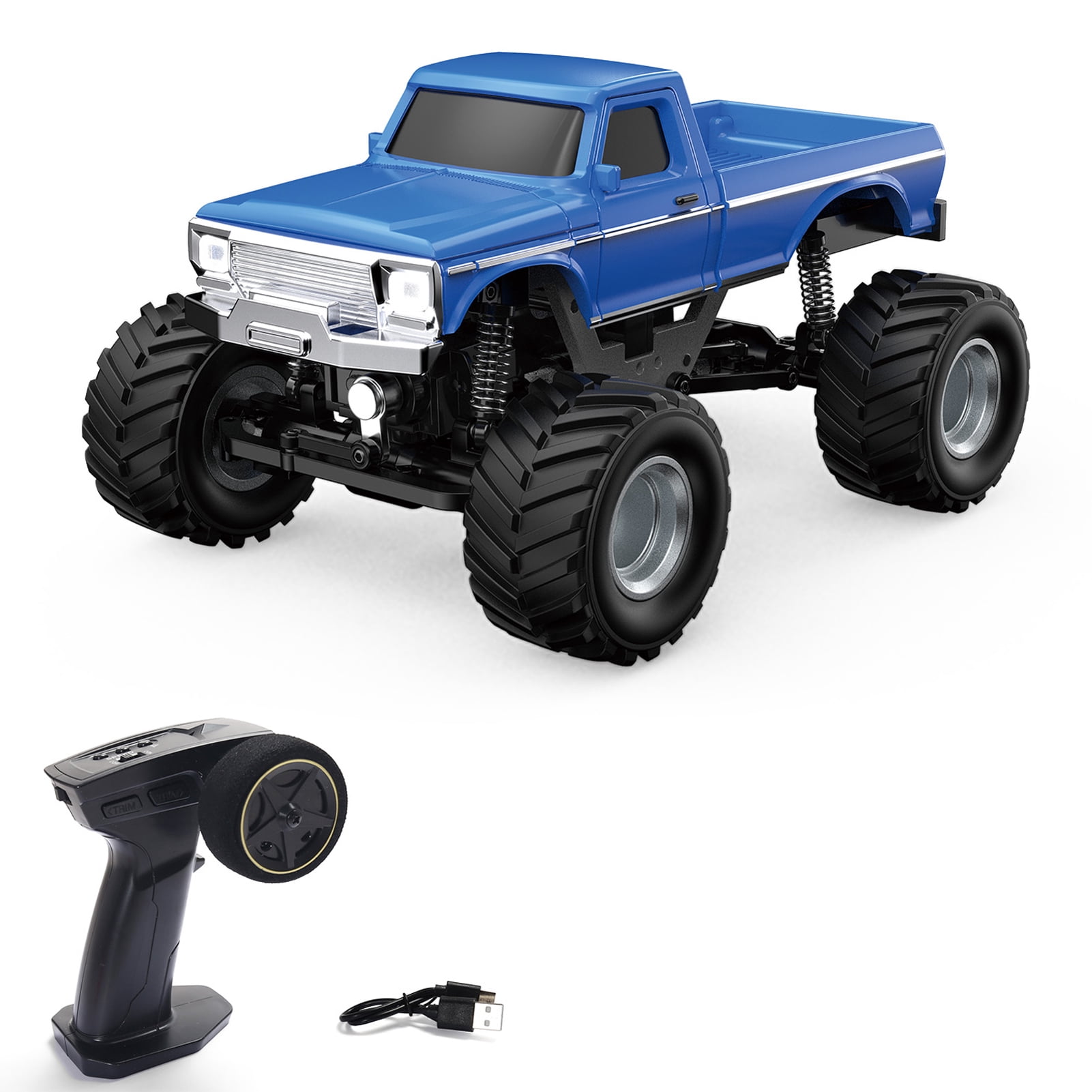 YAHHU RC Crawler Car, 1/36 Scale 2.4Ghz Off-Road Remote Control Truck ...