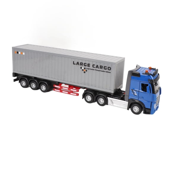 YAHHU RC Semi Truck Toy with Openable Doors Detachable Container ...