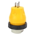 YAHHU RV Electrical Locking Adapter 15A Male to 50A Female Twist Lock ...