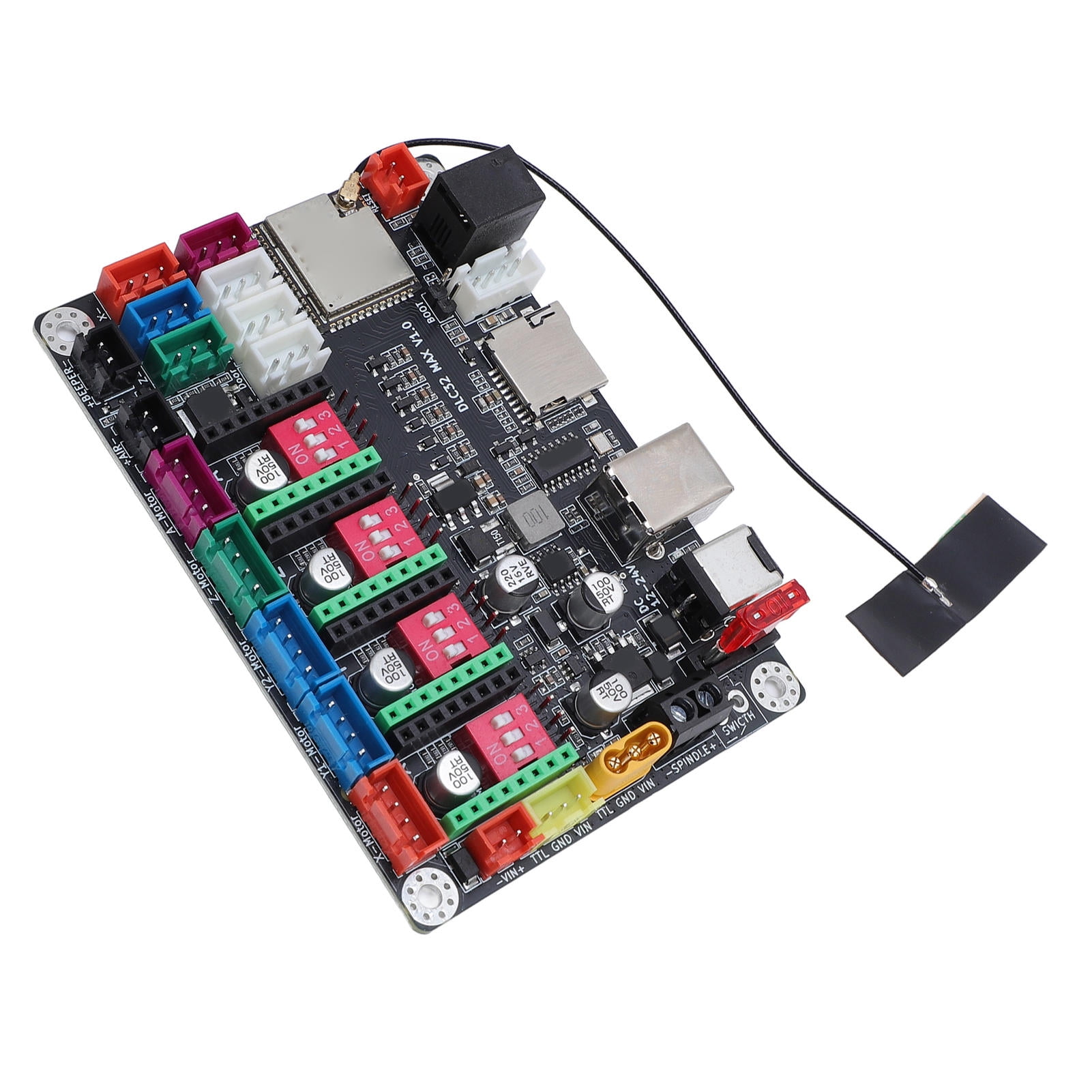 YAHHU S3 60W CNC Engraving Controller 4‑Axis, 12‑24V 10A, GRBL 32‑bit ...