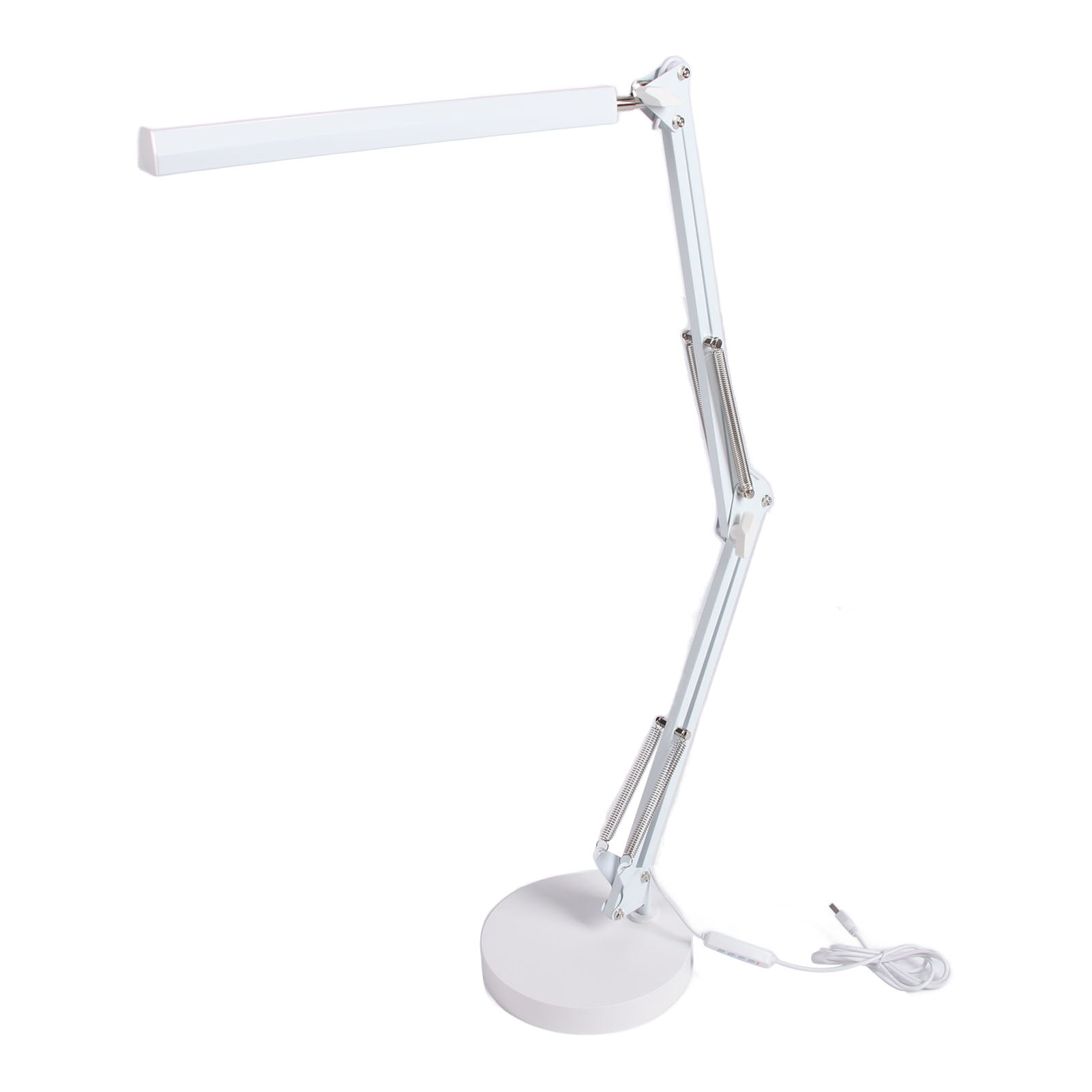 YAHHU Swing Arm Desk Lamp USB Folding Eye Caring Multi Joint LED Table ...