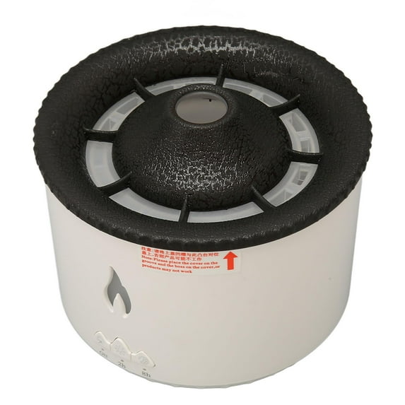YAHHU Volcano‑Flame Air Diffuser – Remote Control, Auto‑Off, 2H/8H ...