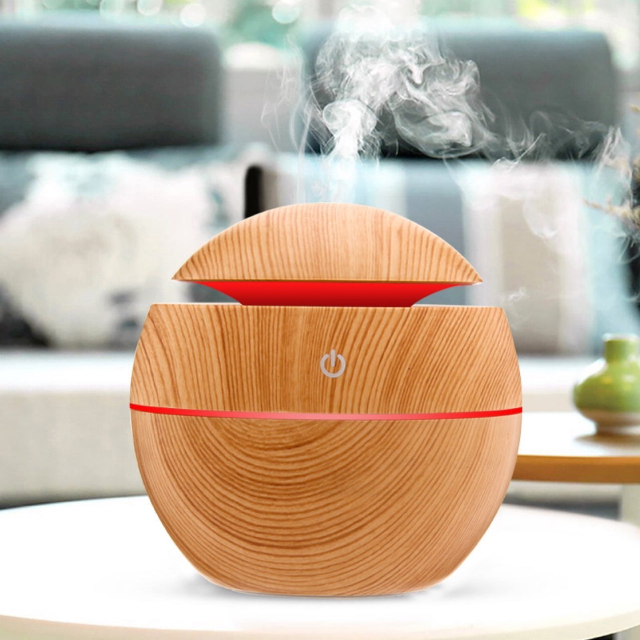YAIAWISU LED Humidifier USB Diffuser 7-Color Light Quiet Auto Off Mini ...