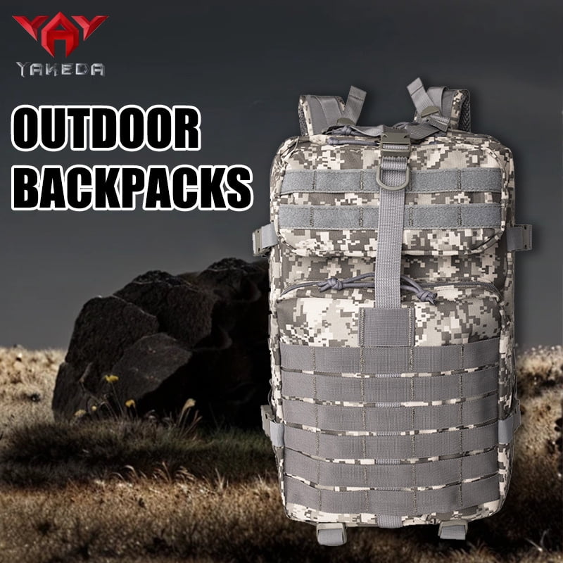 YAKEDA camouflage 45L Outdoor training BackpackLarge 3P Pack Bug out ...