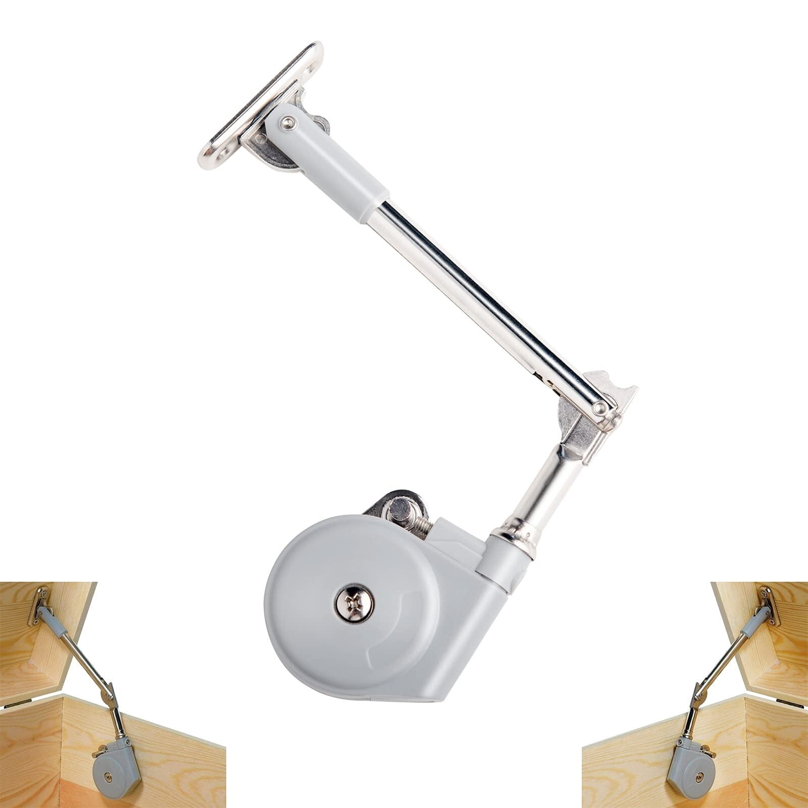 YALI Lid Stay 105 Degree Open with Soft Close, Lid Support for Toy Box ...