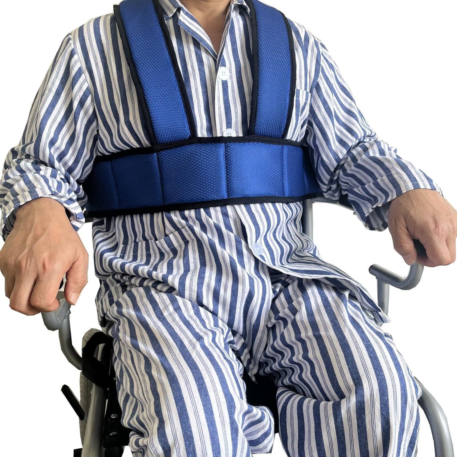 YALI Wheelchair Harness Torso Support Vest, Adjustable Full Body ...