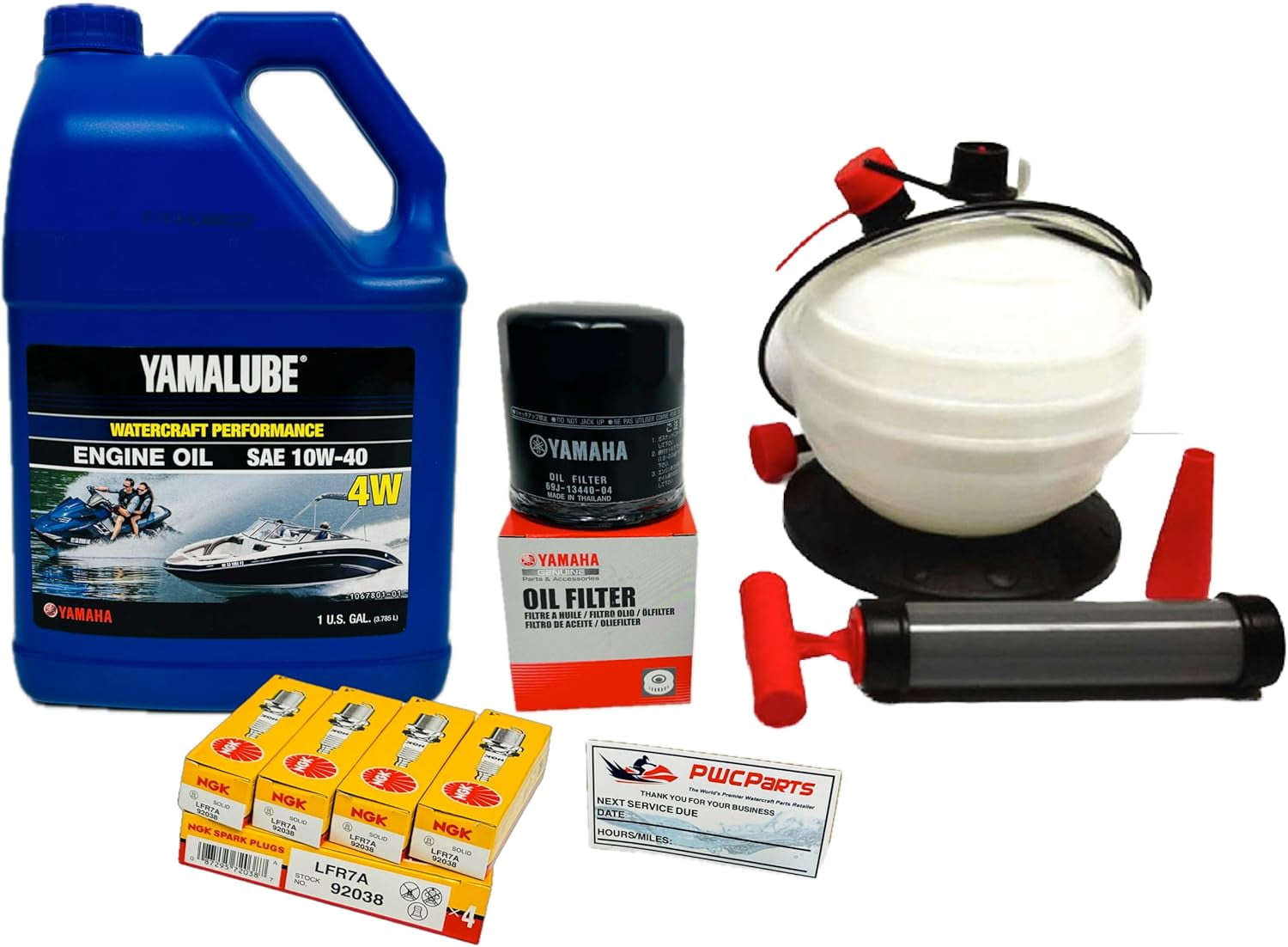 YAMAHA SVHO 1.8L WaveRunner Oil Change Kit Gallon 4W w/Filter FX-SVHO FZR-SVHO FZS-SVHO GP1800 ...