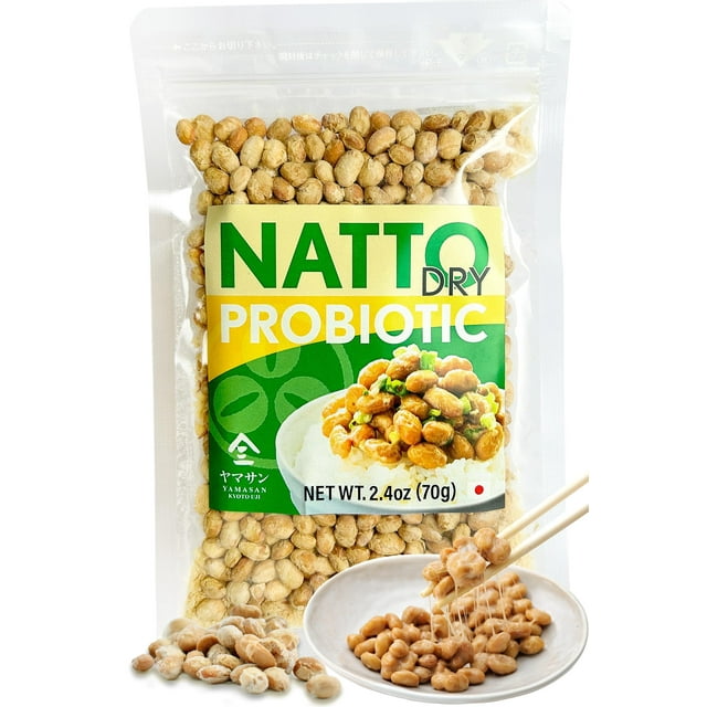 YAMASAN KYOTO UJI Japanese Natto Fermented BSL1 Soybean, Freeze-Dried ...