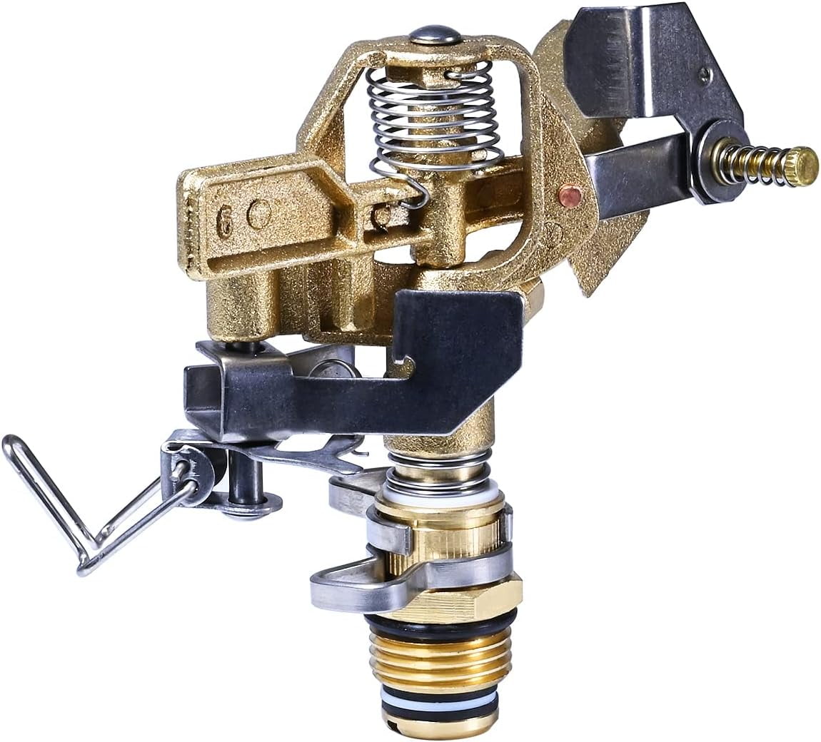 YAMATIC 1/2 Inch Brass Impact Sprinkler Head, Heavy Duty Impact ...