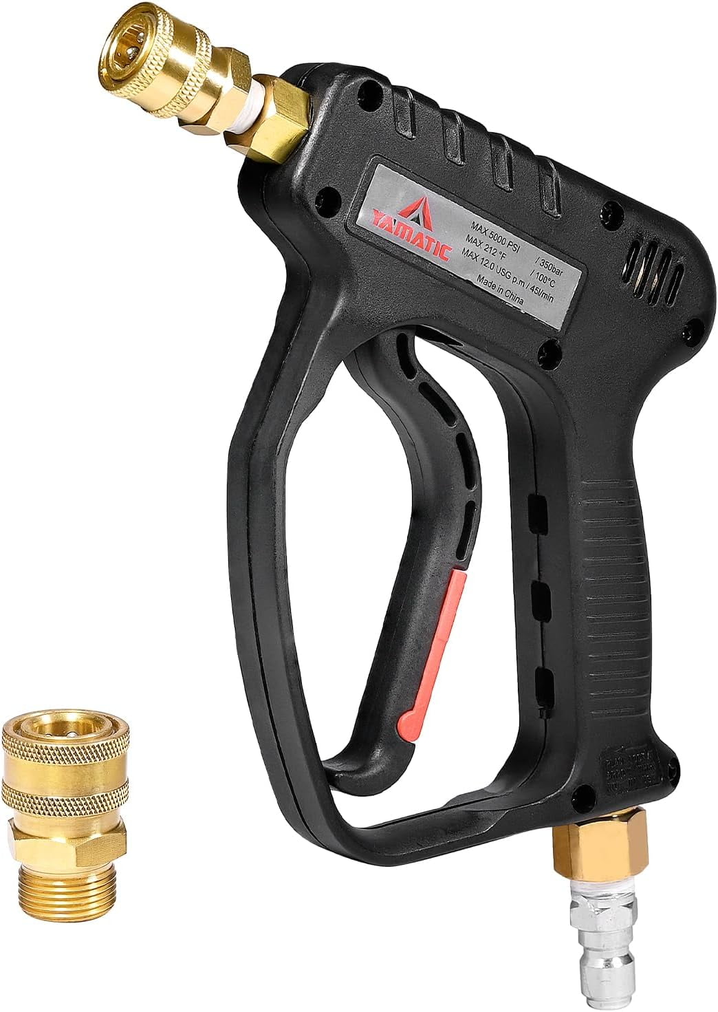 YAMATIC 5000 PSI High Pressure Washer Trigger Gun with 3/8" Swivel ...