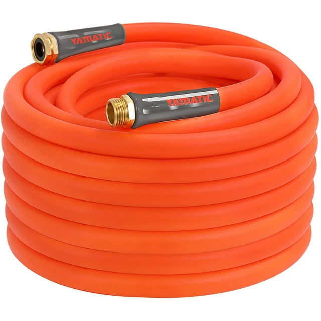 YAMATIC All-Weather Garden Hose 5/8 x 50 ft, Water-Flow, Anti-Kink ...