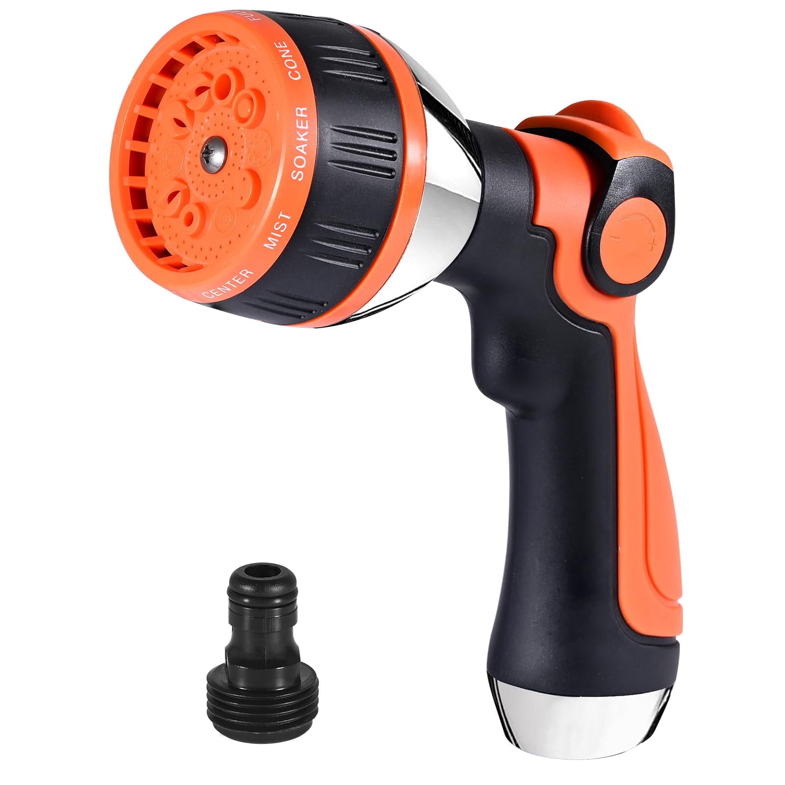 YAMATIC Garden Hose Nozzle, 10 Adjustable Spray Nozzle, Heavy Duty ...
