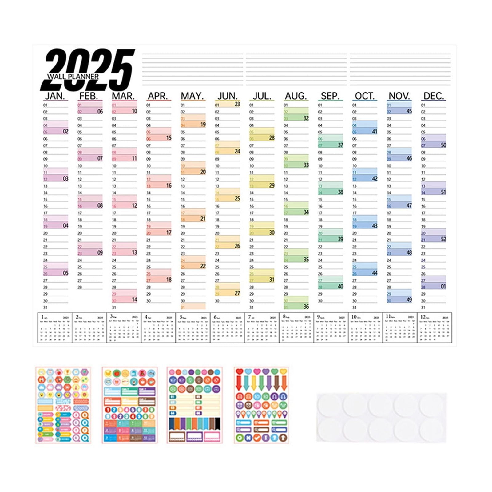 YAMB 2025 Yearly Wall Calendar - Yearly Wall Calendar 2025,Jan. 2025 ...