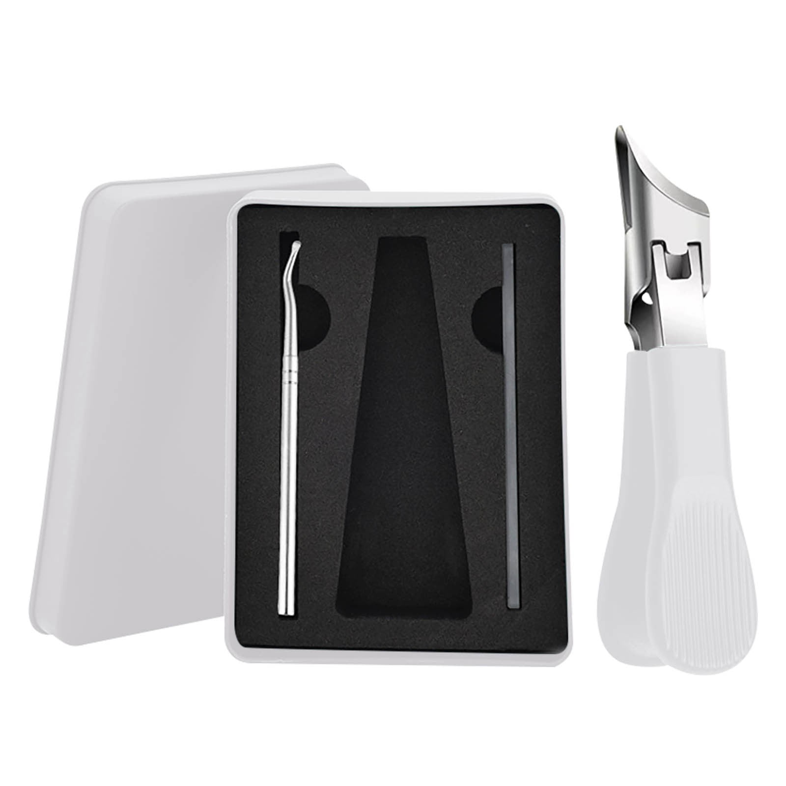 YAMB Anti-Splash Slanted Nail Clipper,Wide Jaw Opening Eagle Beak ...