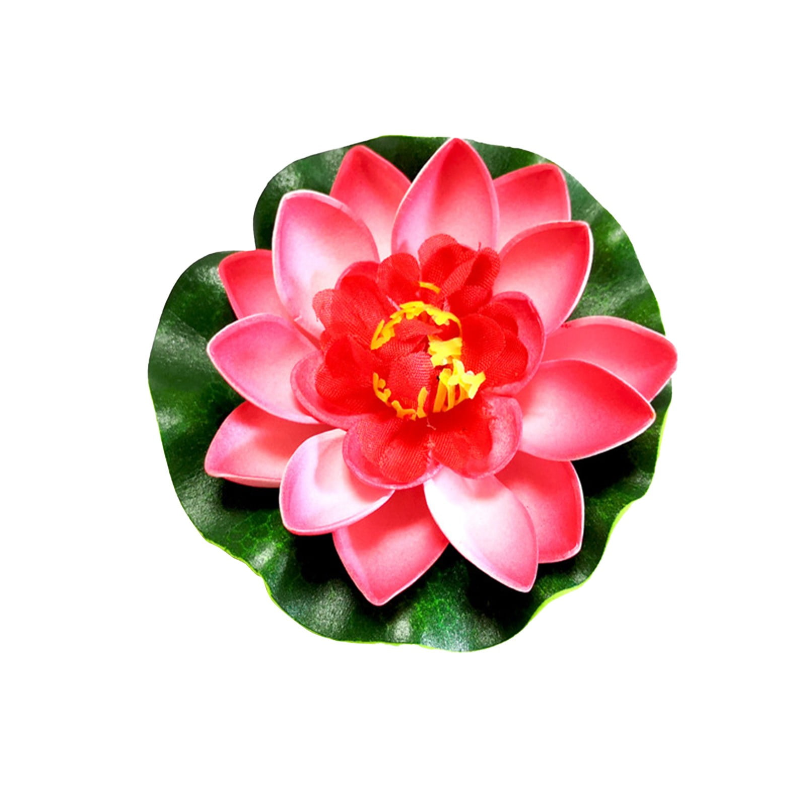 YAMB Artificial Floating Foam Lotus Flower with Water Lily Pad,Lifelike ...