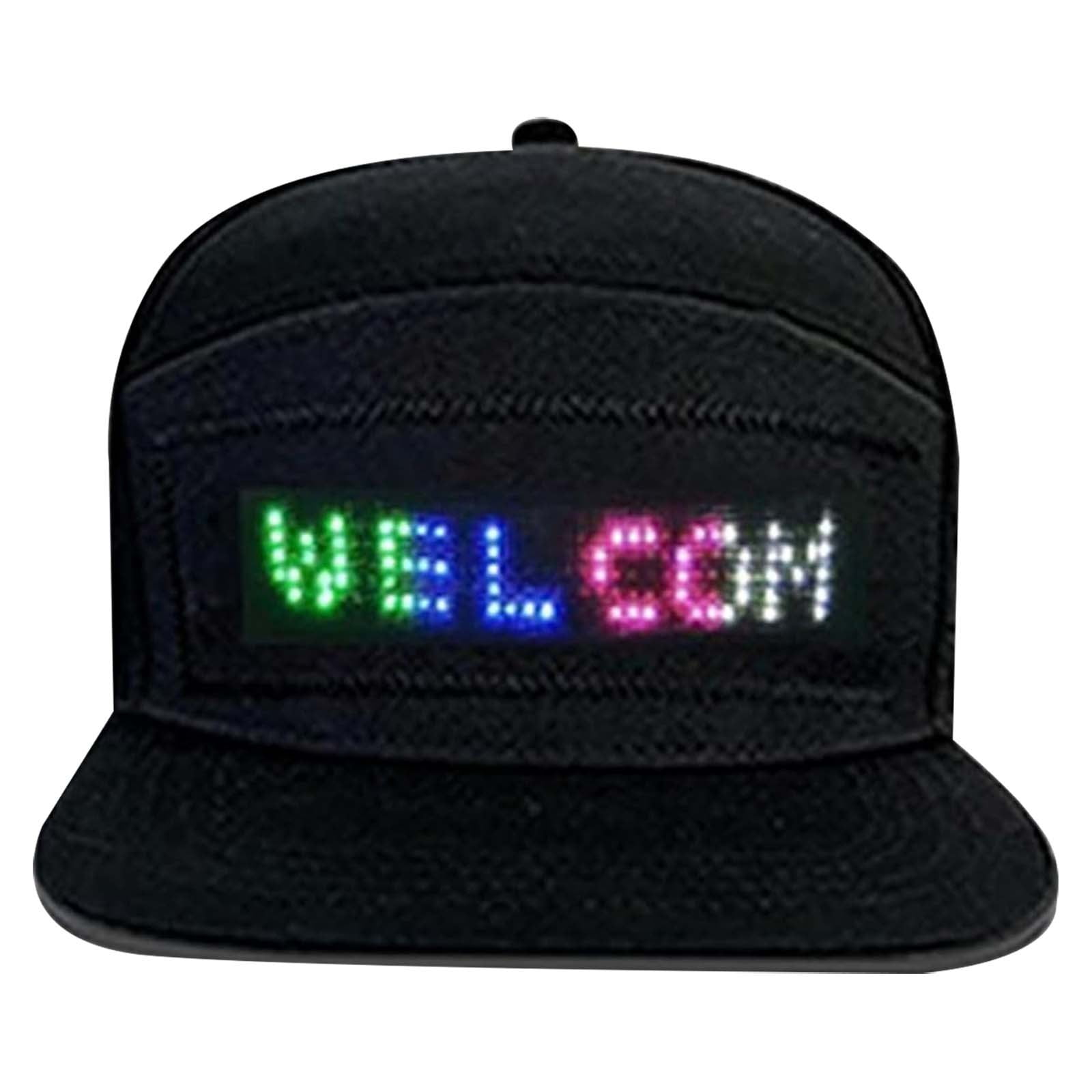 YAMB Yoyoway LED Rolling Display Hat,LED Hats Programmable Bluetooth ...