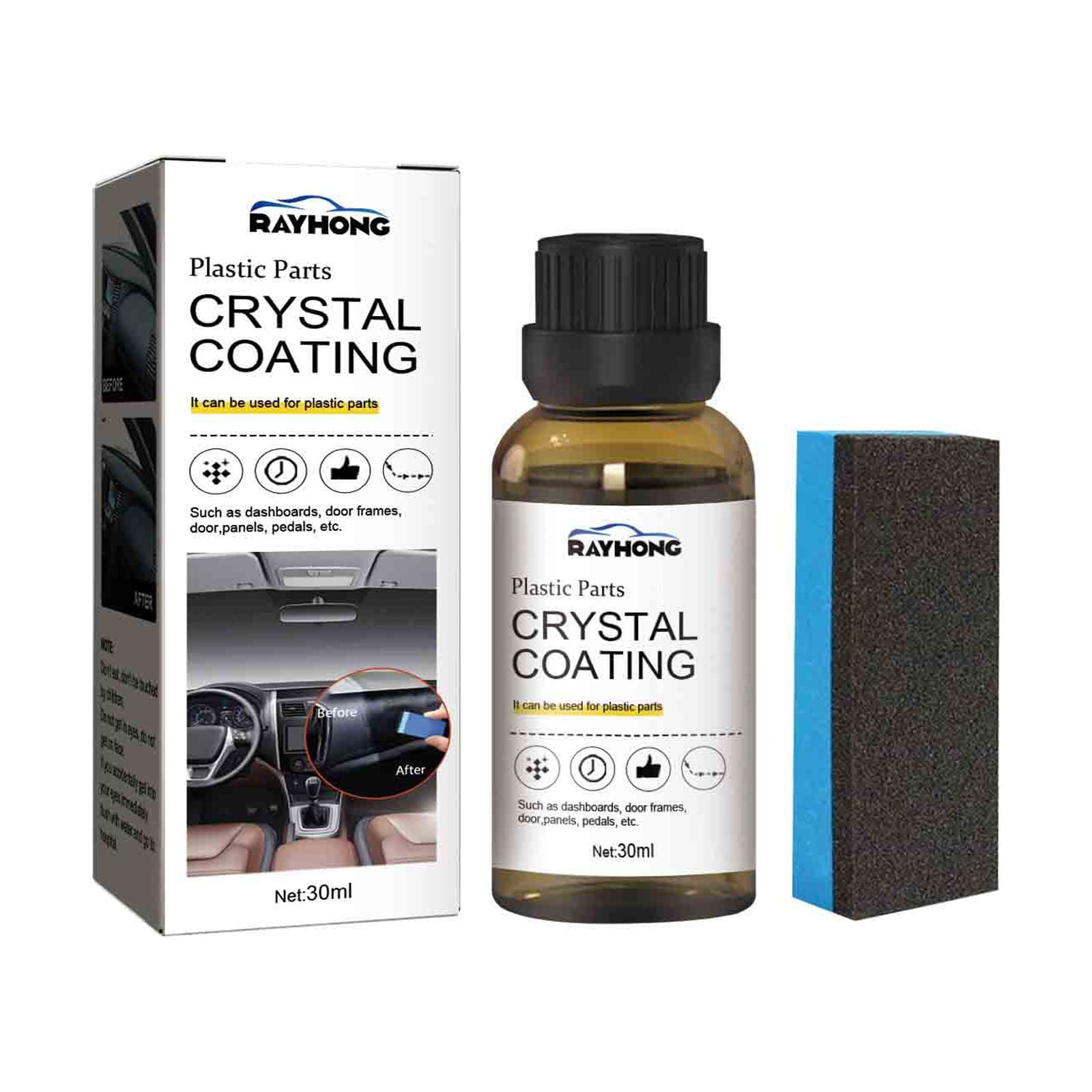 YAMB Crystal Coating for Car - Upgrade Plastic Parts Crystal Coating ...