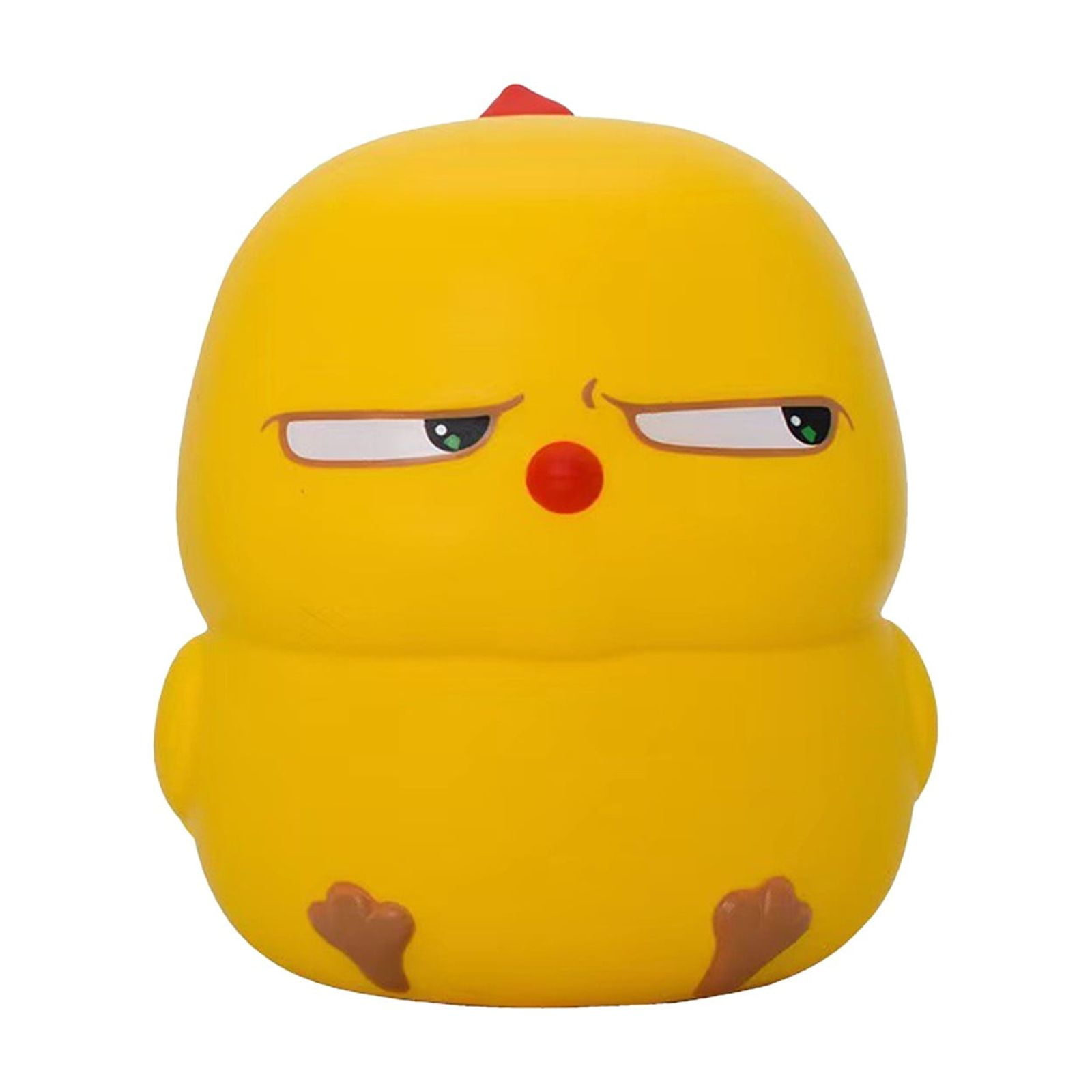 YAMB Cute Chicken Stress Toys,2.4×1.6×4.4 Inch Angry Squint Eye Chicken ...