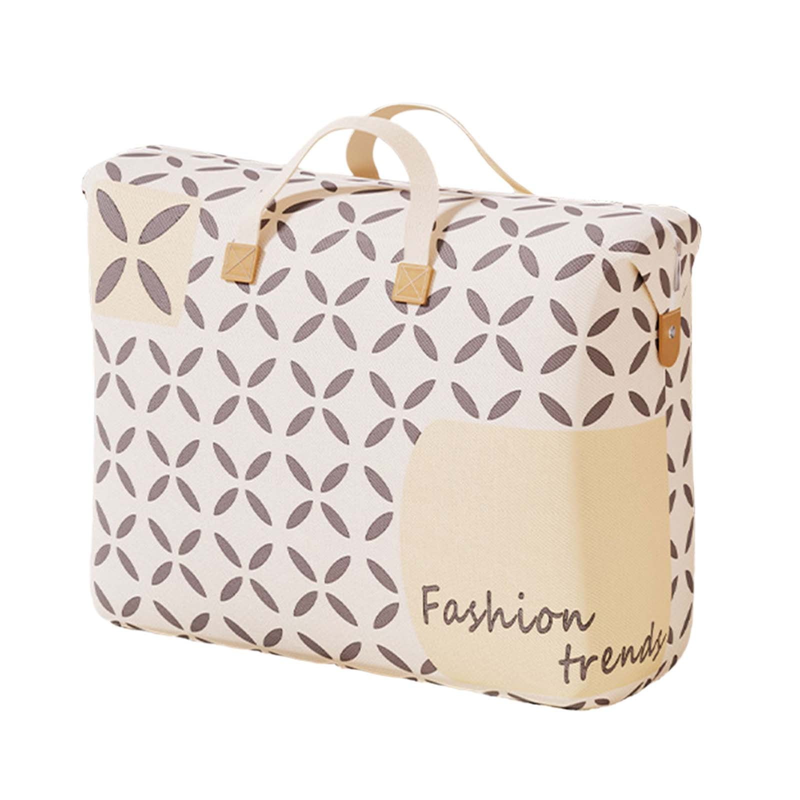 YAMB Foldable Storage Bag with Zipper and Handle,Fabric Storage Bin for ...