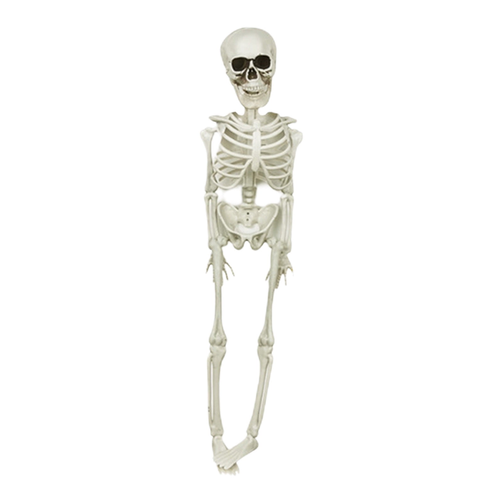 YAMB Halloween Decoration Outdoor Skeleton,16" Plastic Posable Skeleton ...