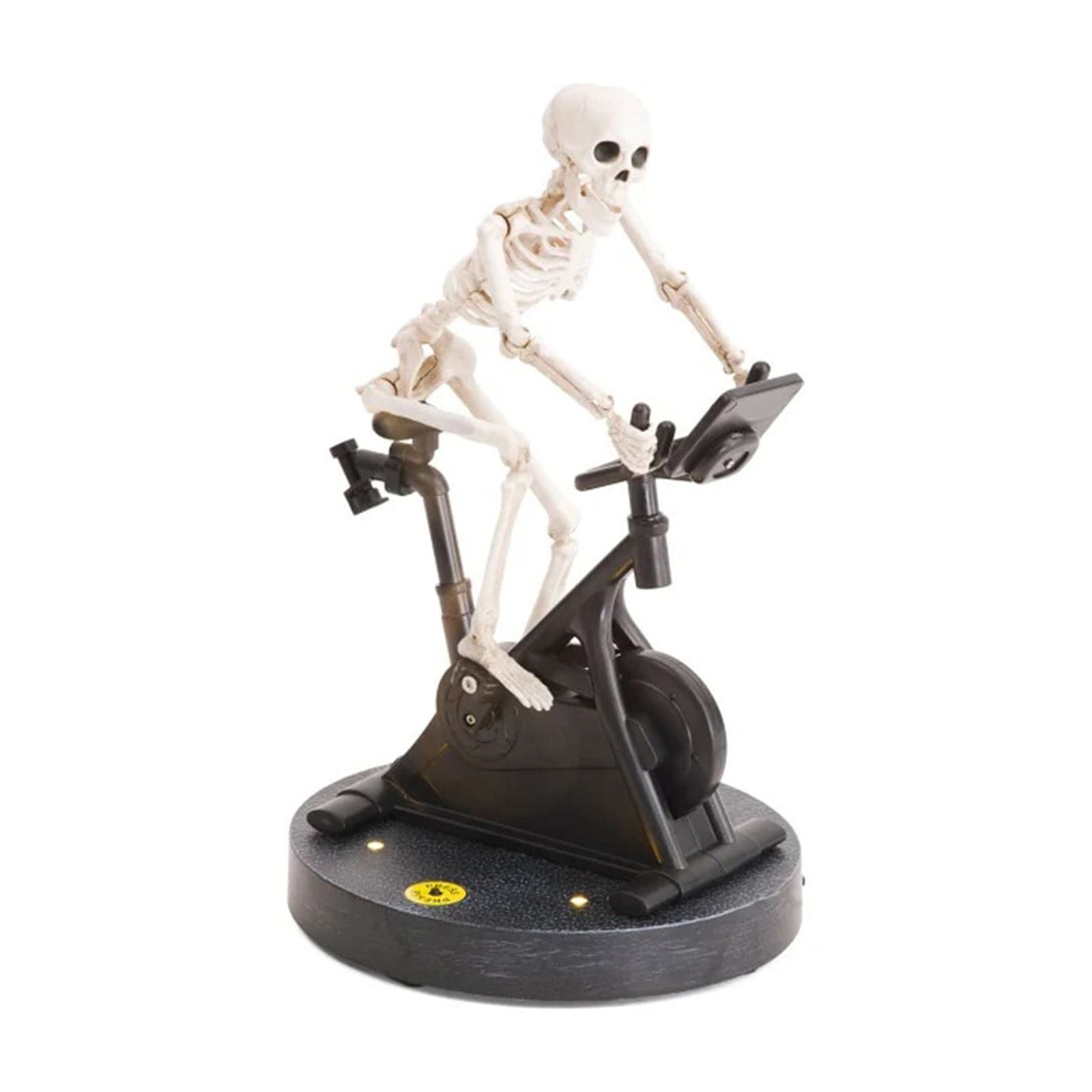 YAMB Halloween Skeleton Statue Decorations, 7.8x6 Skeleton on Spin Bike ...