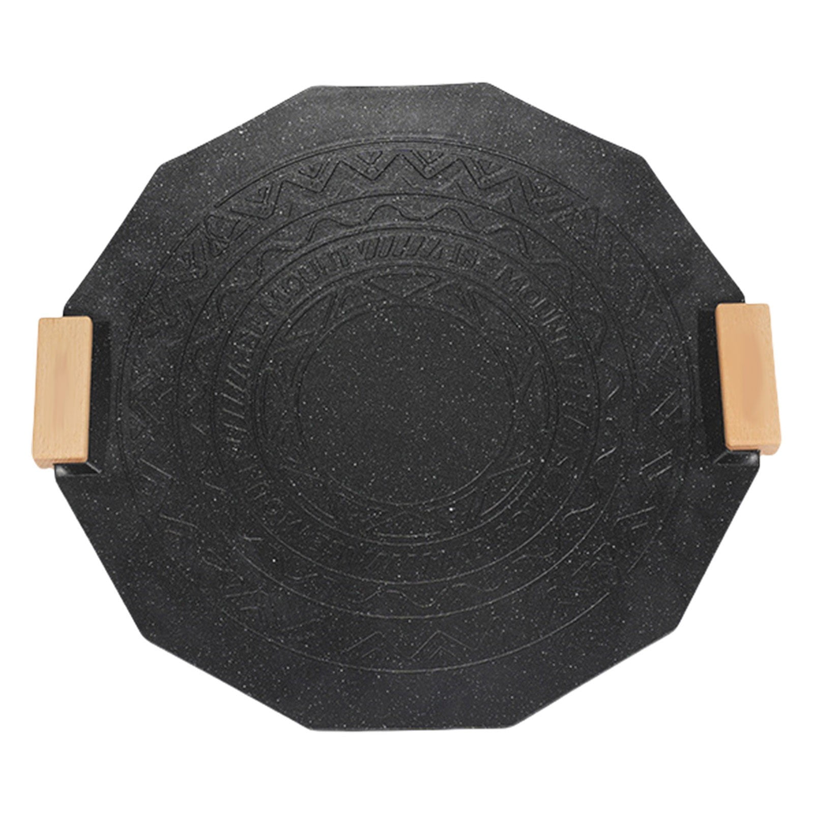 YAMB Korean Grill Pan,Non-Stick Cast Iron Hexagonal Baking Pan for ...