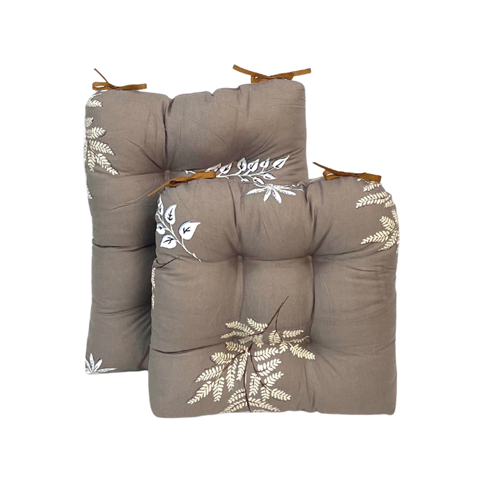 YAMB Outdoor/Indoor Tufted Chair Pads U-Shaped Wicker Seat Cushions,2 ...