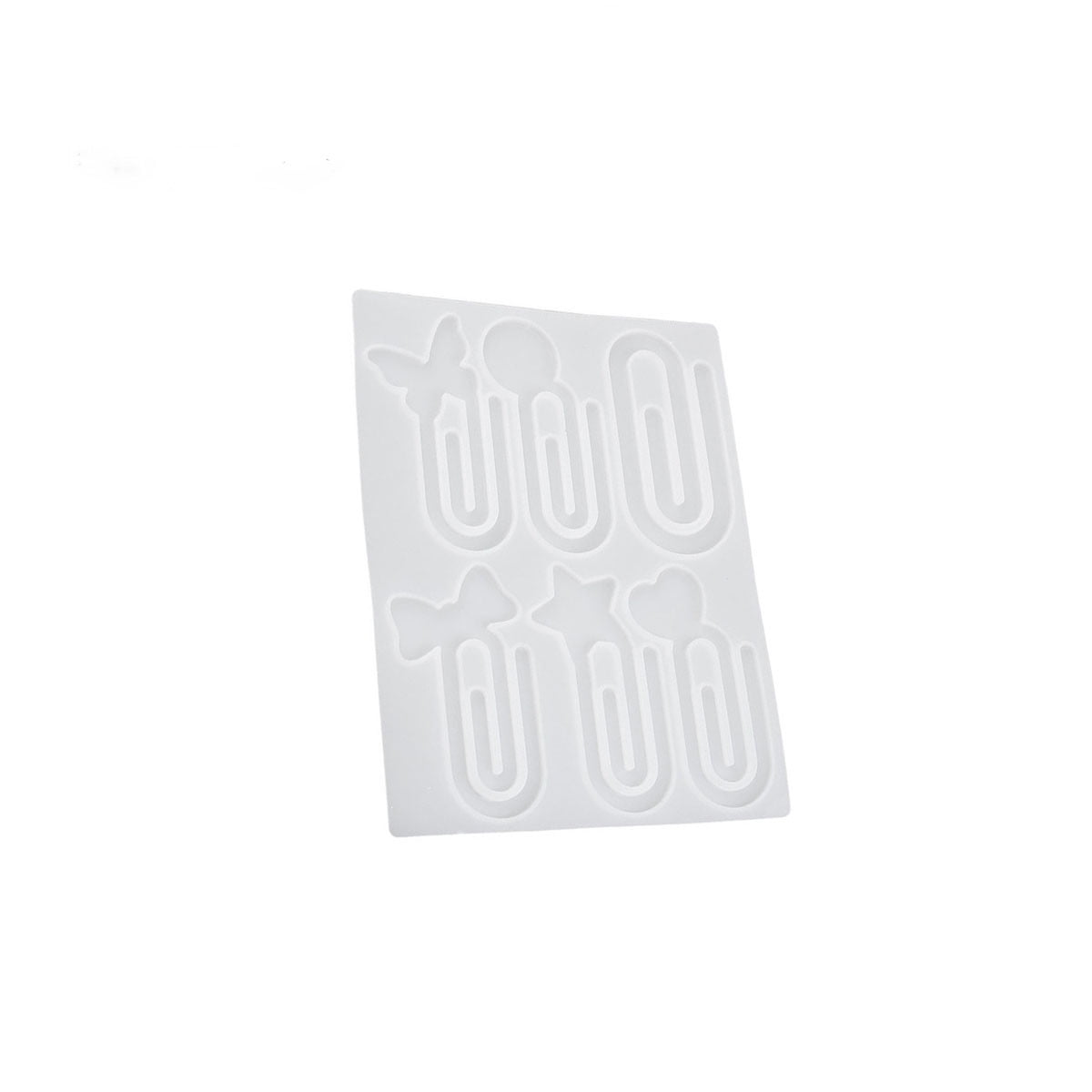 YAMB Resin Bookmark Molds - Silicone 6-Cavity Paperclip Shape Bookmarks ...