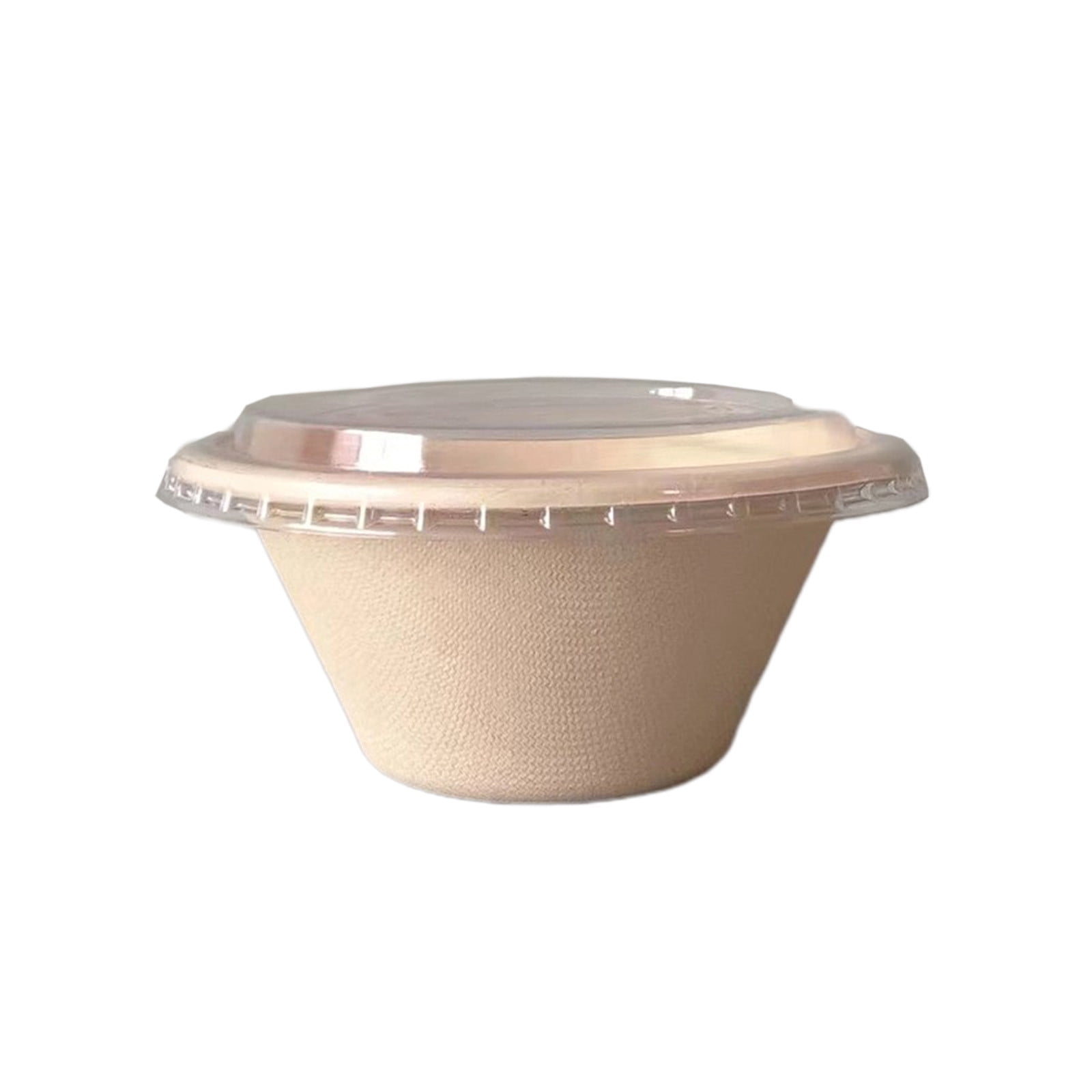 YAMB Round Disposable Compostable Bowls,Eco-Friendly Natural Disposable ...
