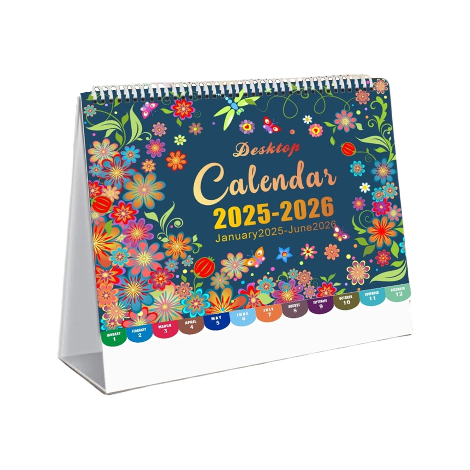 YAMB Small Desk Calendar,2025 Desk Calendar,Standing Flip Desktop ...