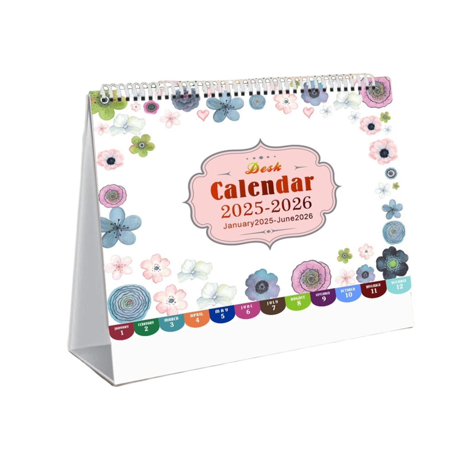 YAMB Small Desk Calendar,2025 Desk Calendar,Standing Flip Desktop ...