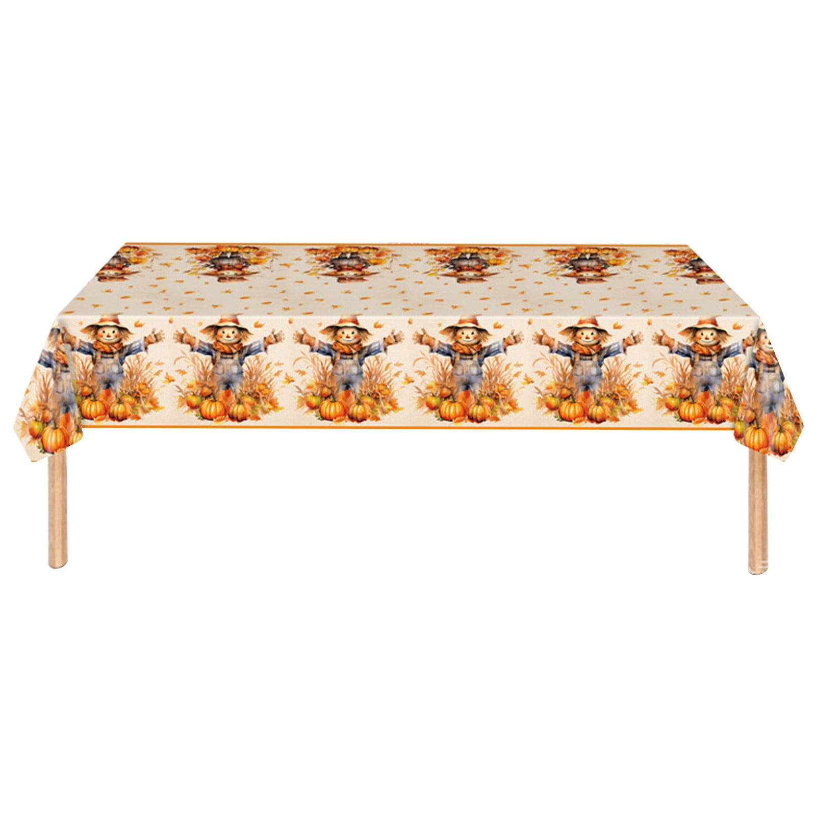 YAMB Thanksgiving Tablecloth Plastic 54x108 Inch, Disposable Fall ...