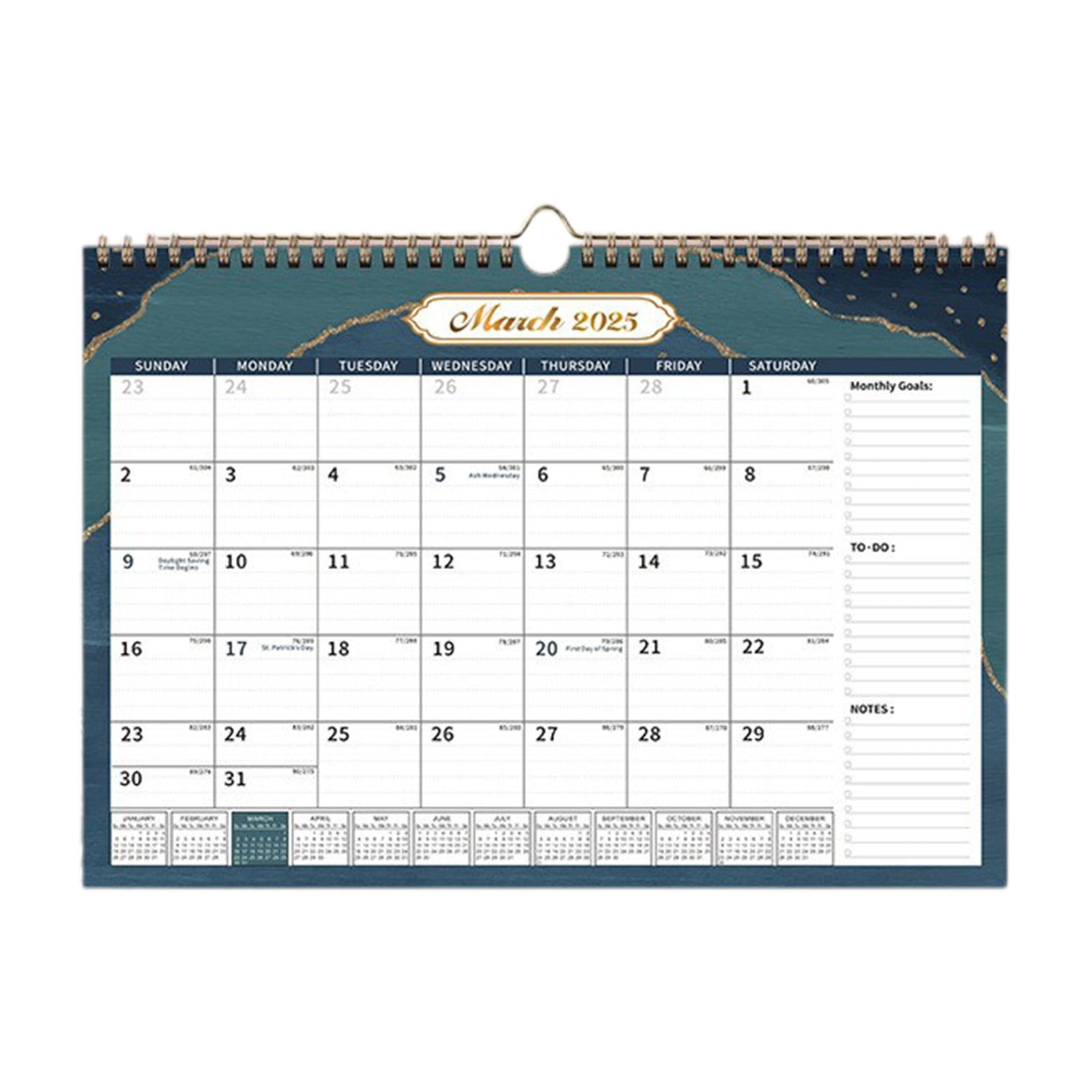 YAMB Wall Calendar 2025-2026,18 Monthly Wall Calendar from January 2025 ...