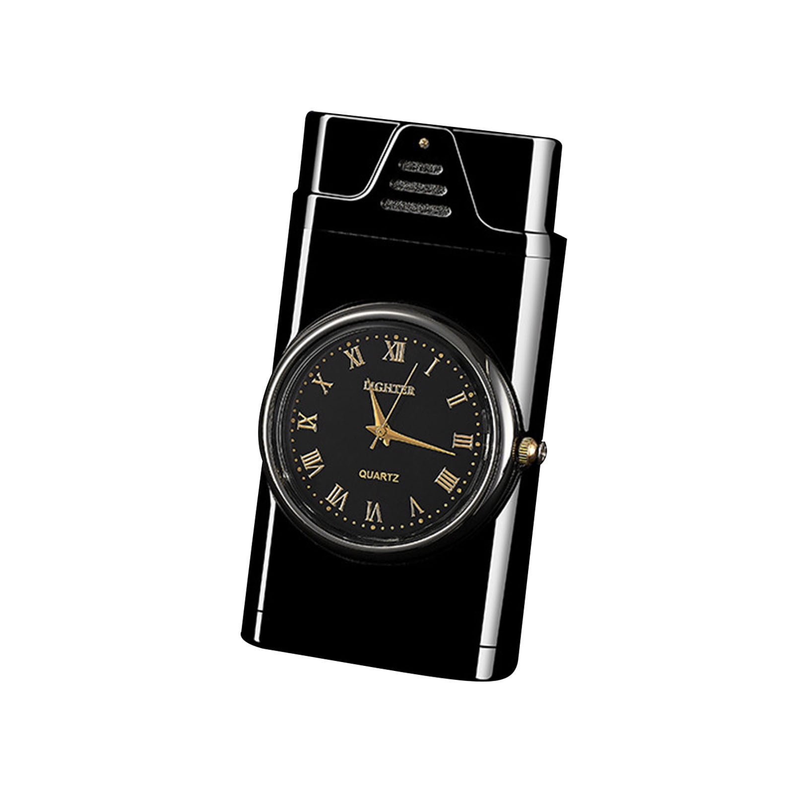 YAMB Windproof Lighter with Watch,1.5×2.8 Inch Double Fire Switching ...