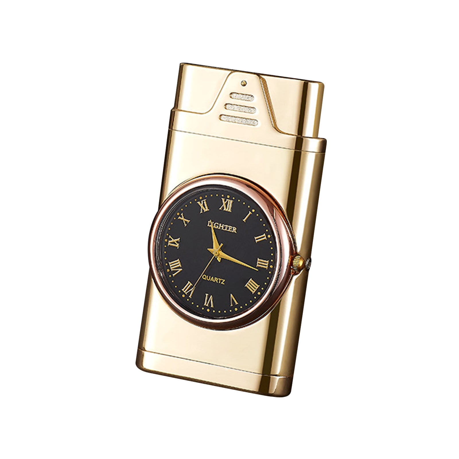 YAMB Windproof Lighter with Watch,1.5×2.8 Inch Double Fire Switching ...