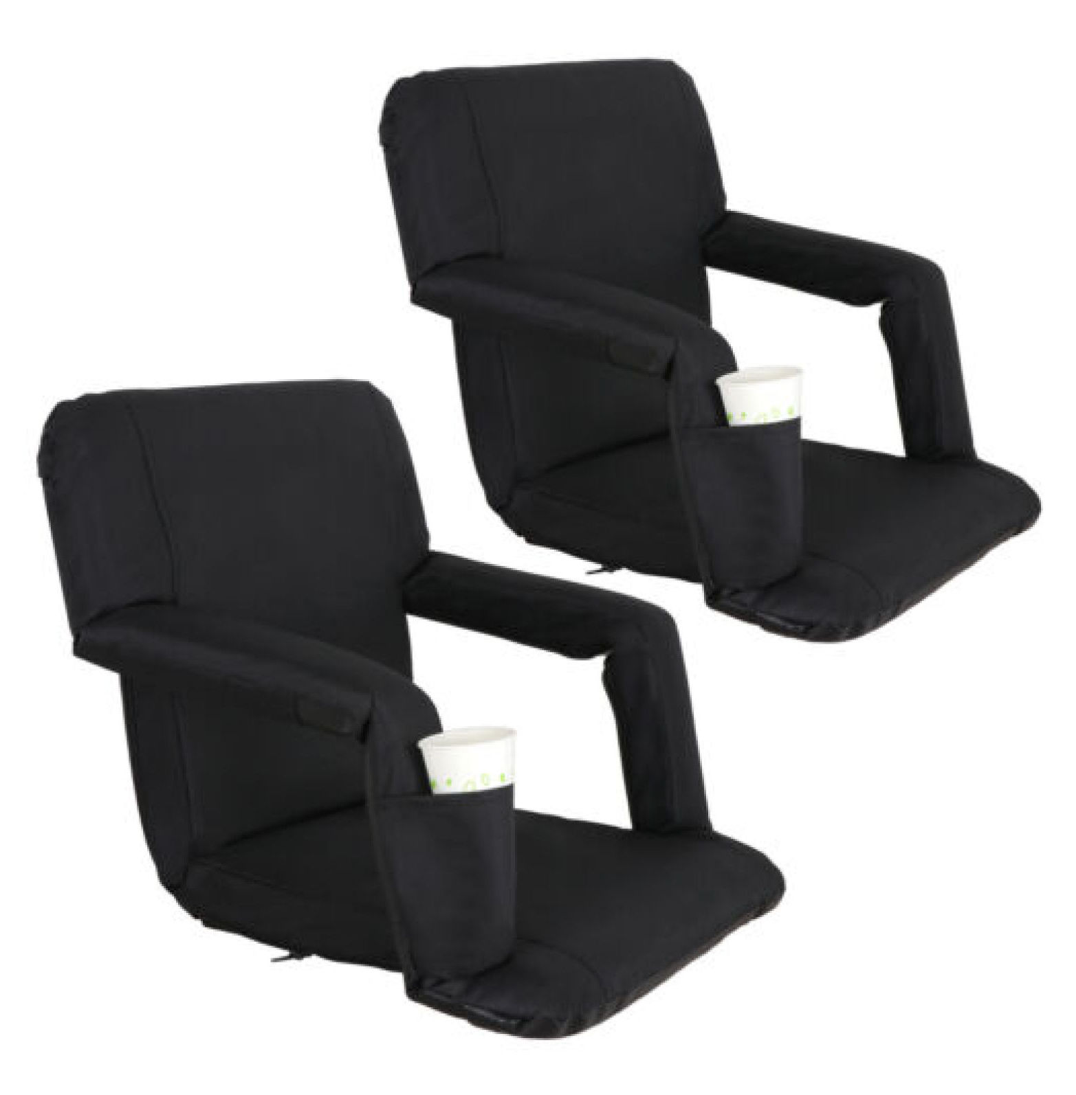 YANFEN 3 Colors Wide Stadium Seat for Reclining Stadium Chair w/Back ...