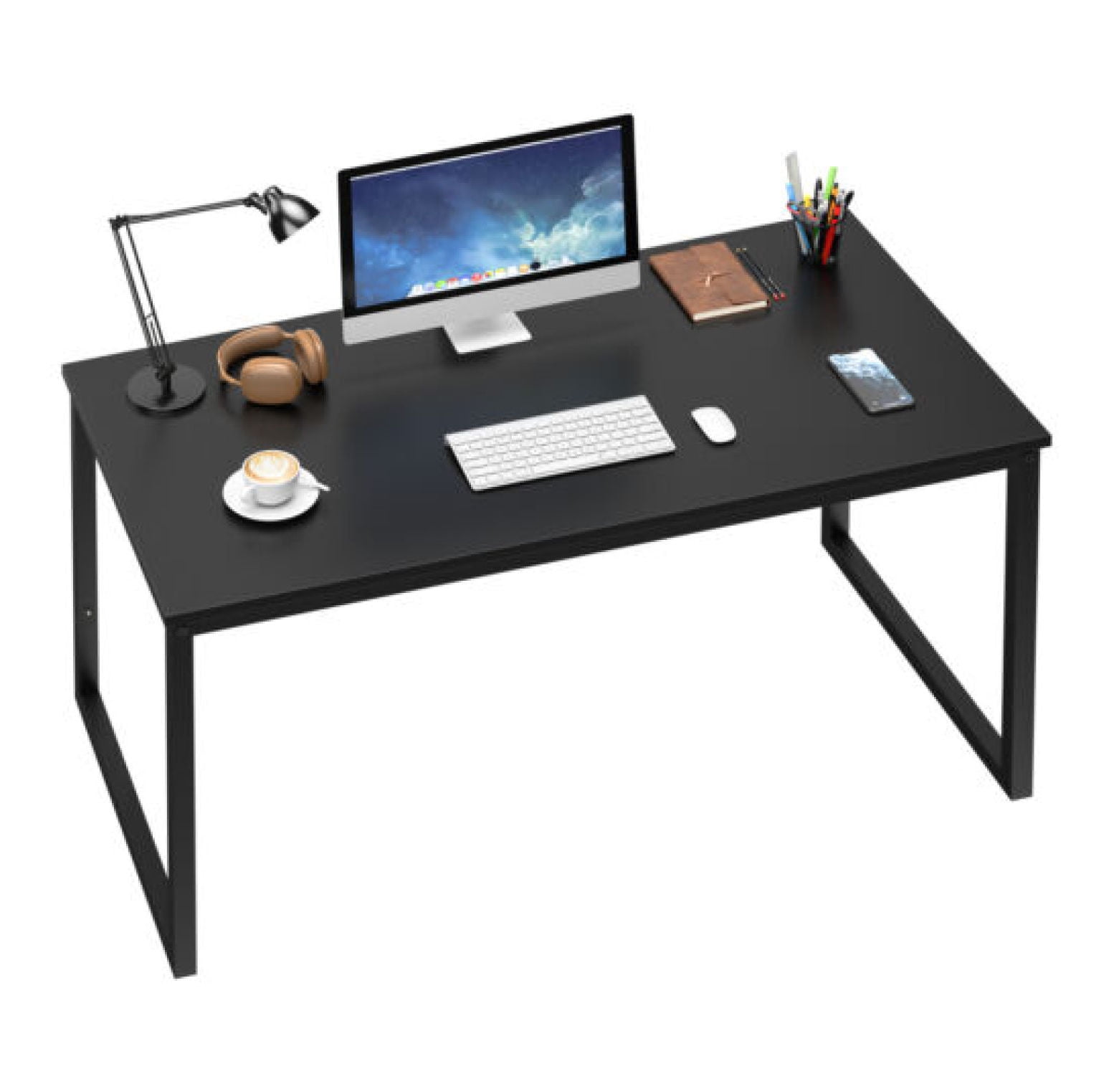 YANFEN Computer Desk 47"Modern Simple Writing Desk PC Table for Home ...